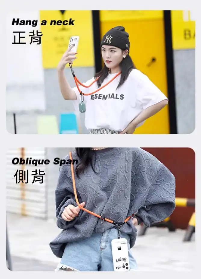 客製化單鉤可調式編織手機殼掛繩 - PPbears 創意PP熊 高級客製化手機殼 千種手機型號手機殼